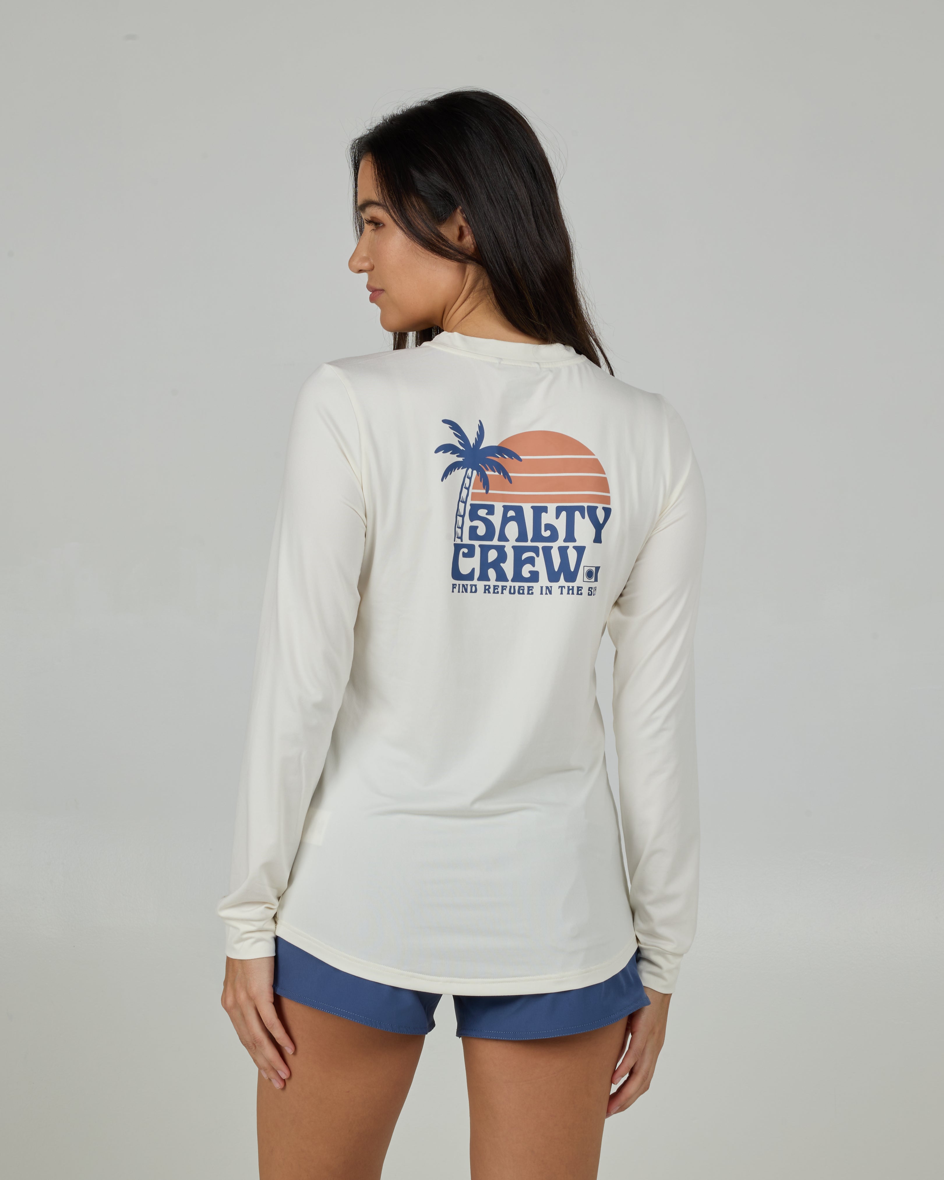 Sunrise Long Sleeve Sunshirt - Off White | Salty Crew