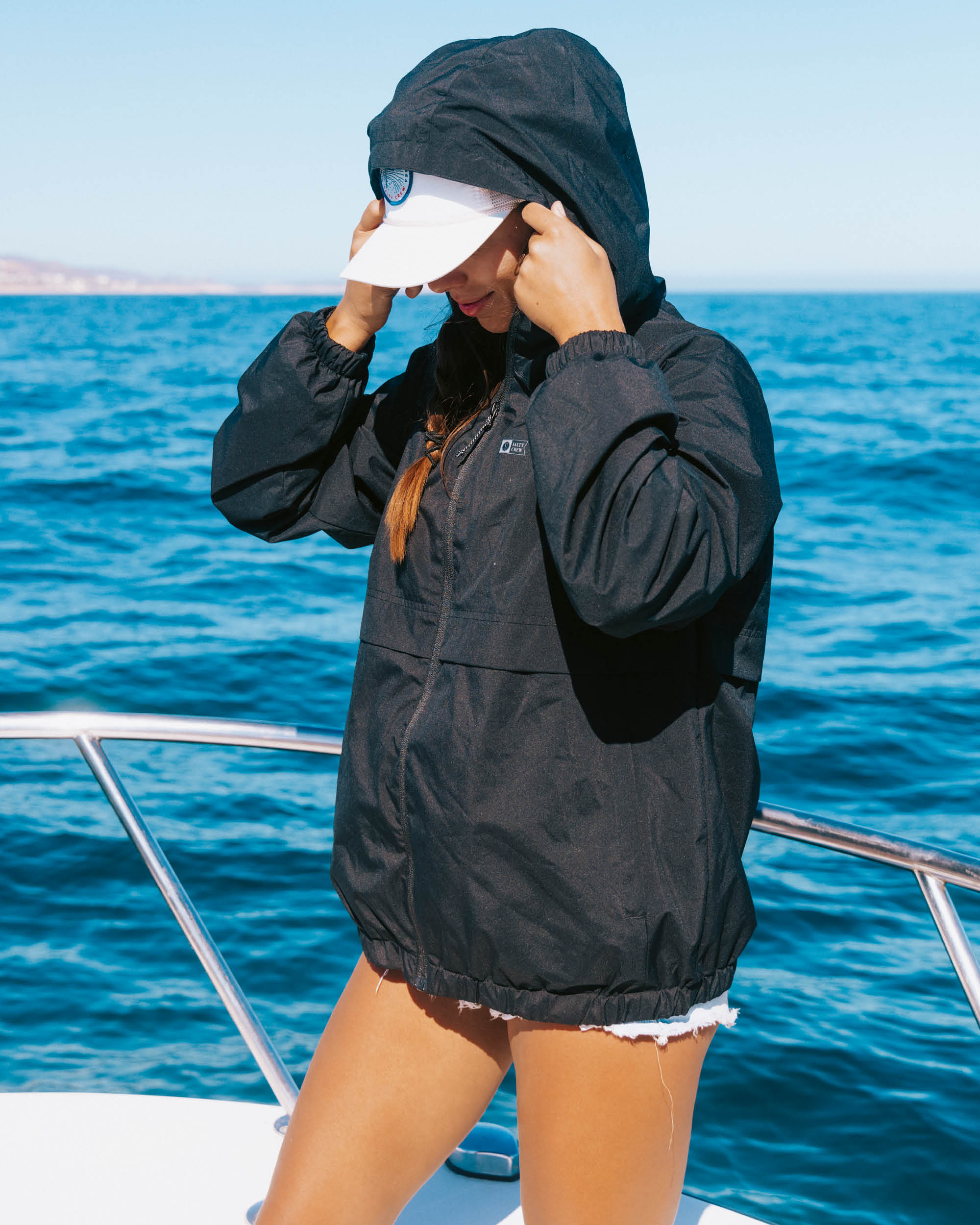 Barrier Windbreaker - Black | Salty Crew
